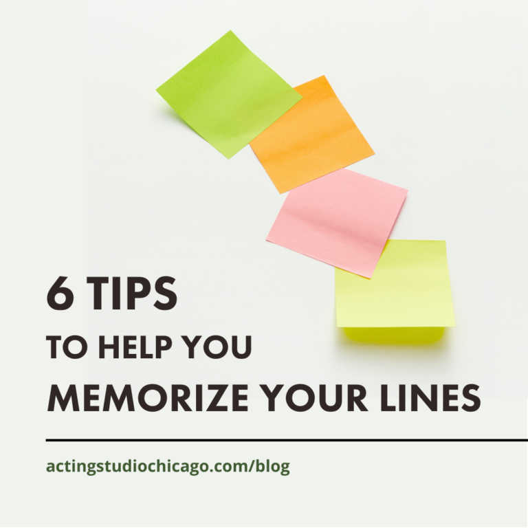 6 Tips to Help You Memorize Your Lines | Acting Studio Chicago